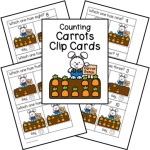 Carrot Count and Clip Cards - Homeschool Share