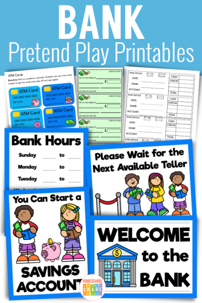 Bank Dramatic Play - Homeschool Share