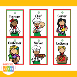 Pizza Shop Dramatic Play - Homeschool Share