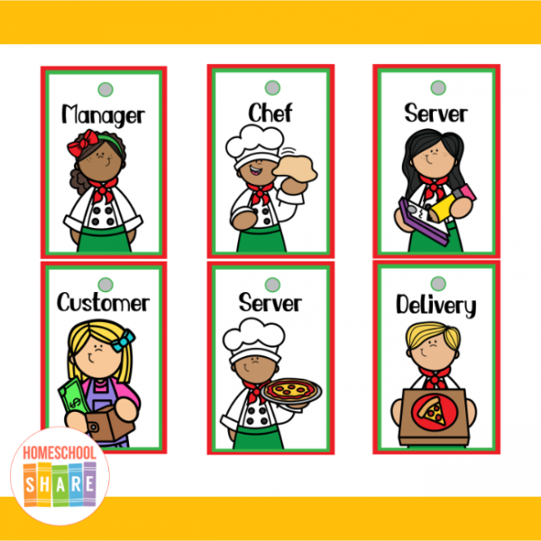 Pizza Shop Dramatic Play - Homeschool Share