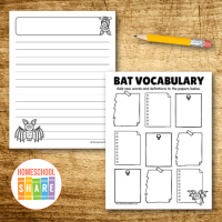 Bat Worksheets (Free!) - Homeschool Share