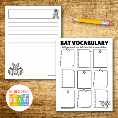 Bat Worksheets (Free!) - Homeschool Share
