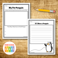 Penguin Worksheets (free printables!) - Homeschool Share