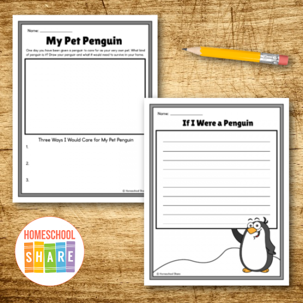 Penguin Worksheets (free printables!) - Homeschool Share