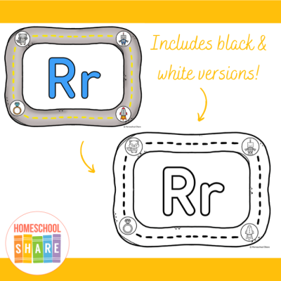 Beginning Sounds Activity: Race Around the Track - Homeschool Share