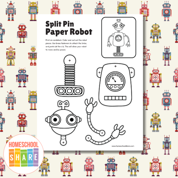 Robot Crafts for Kids - Homeschool Share