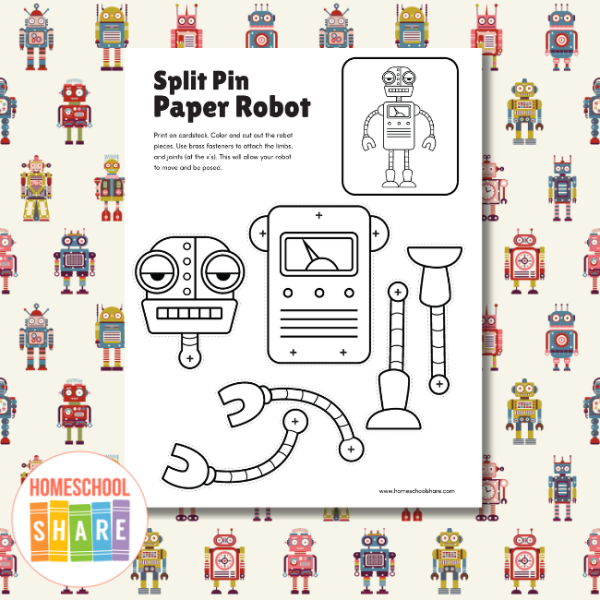 Robot Crafts for Kids - Homeschool Share