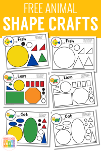 Animal Shape Crafts - Homeschool Share