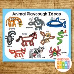 Printable Playdough Idea Pages - Homeschool Share