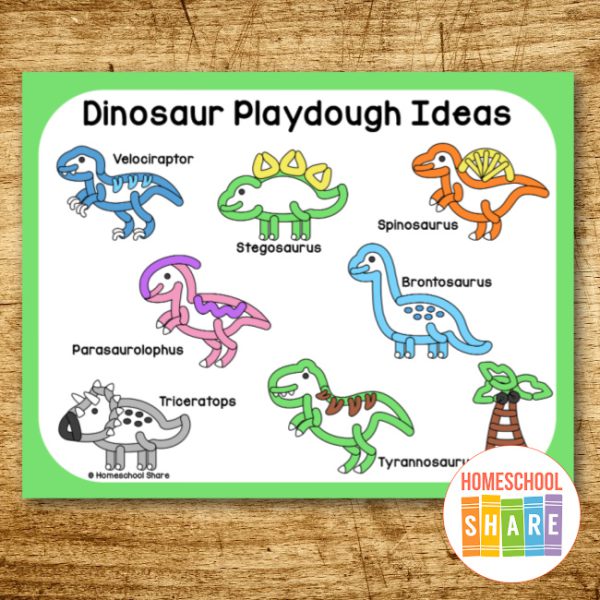 Printable Playdough Idea Pages - Homeschool Share